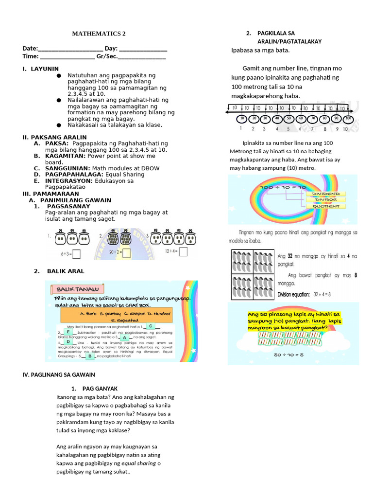 Q3 - WEEK 2 - Day 1 | PDF