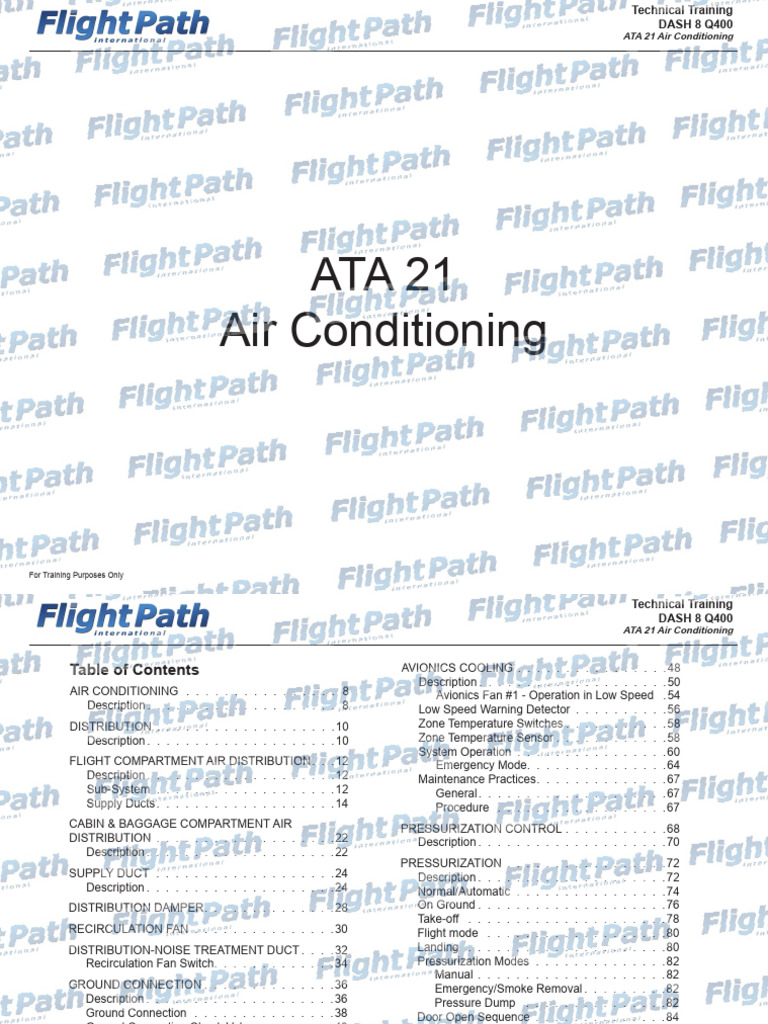 ATA 21 Air Conditioning R01 | PDF | Air Conditioning | Valve