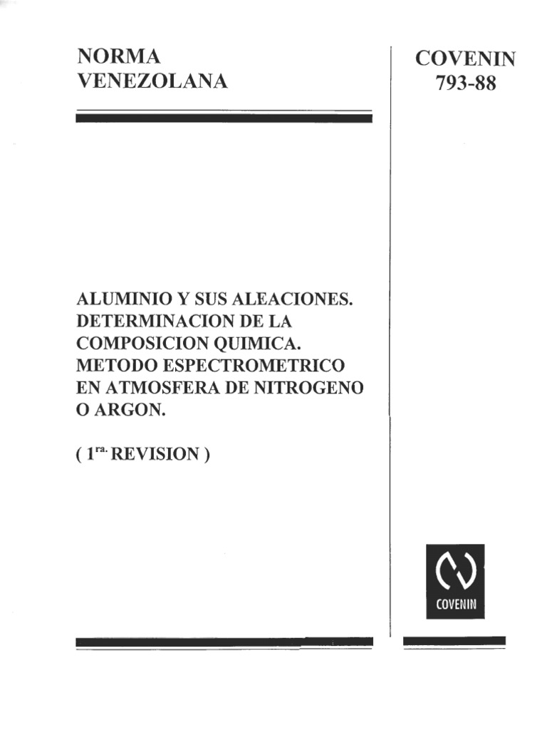 COVENIN 793-88 | PDF