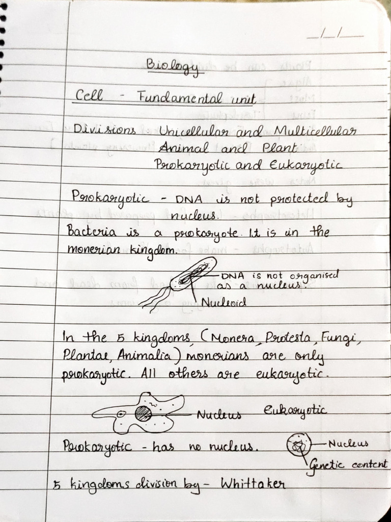 Biology and Chemistry Class 9 Short Notes | PDF