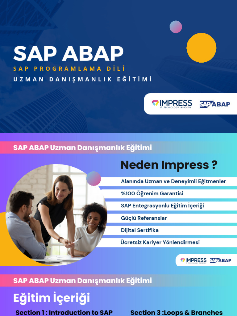 SAP ABAP Dansmanlk Egitim Brosuru | PDF