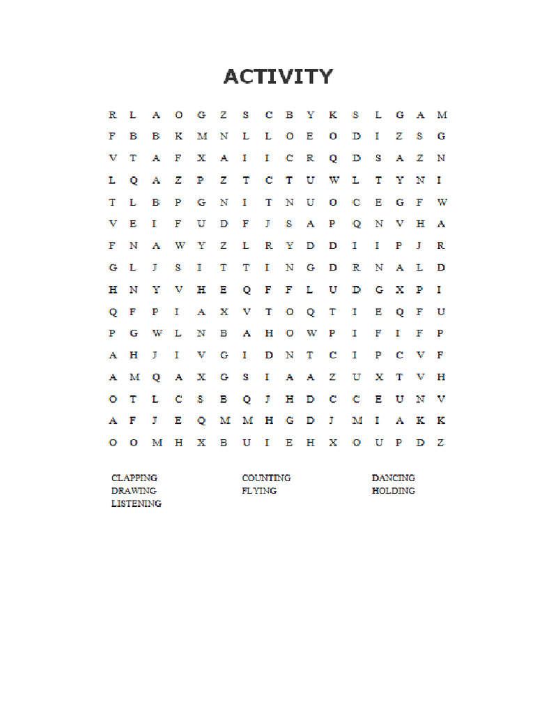 WORDSEARCH | PDF