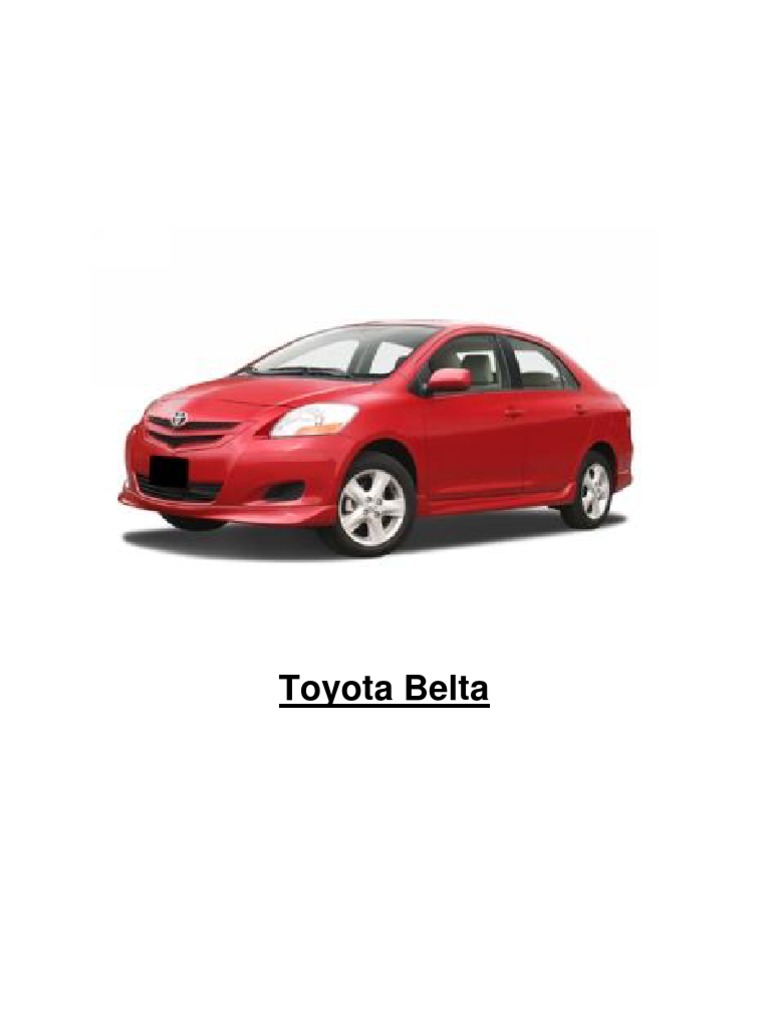 Toyota Belta Report | Toyota | Sedans