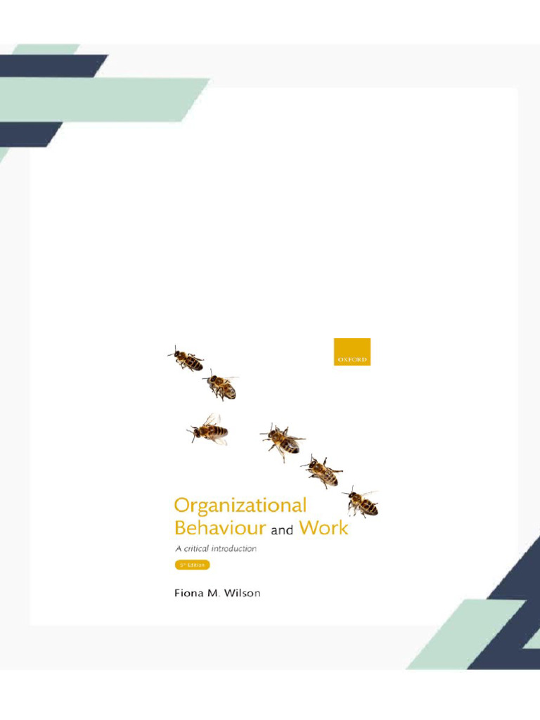 Organizational Behaviour and Work: A Critical Introduction, 5e 5th ... Organizational Behaviour and Work: A Critical Introduction, 5e 5th ...