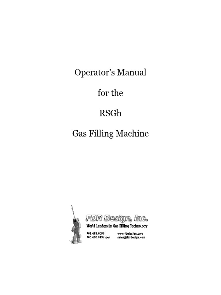 RSGH Manual | PDF | Valve | Rivet