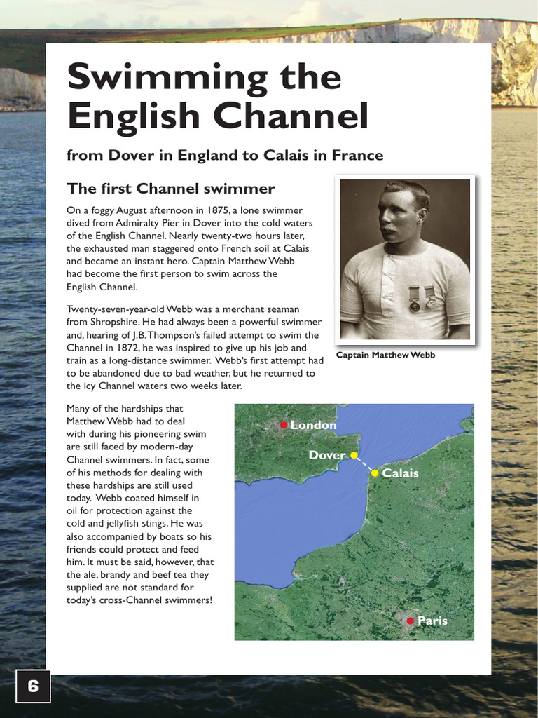 Matthew Webb: First English Channel Swimmer | PDF | Swimming