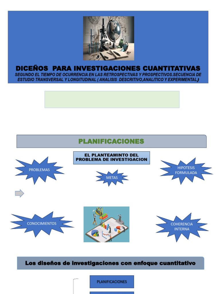 Diceños para Investigaciones Cuantitativas | PDF | Observación ...