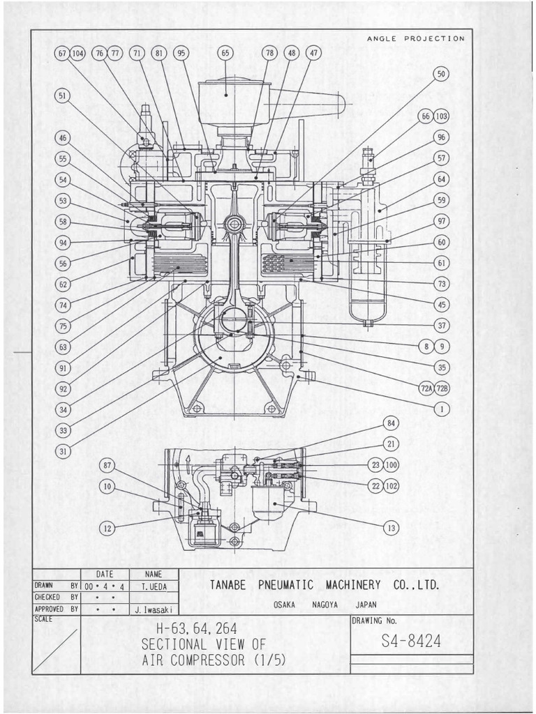 (B11-2) Instruction Manual Tanabe H-63 | PDF | Valve | Gas Technologies
