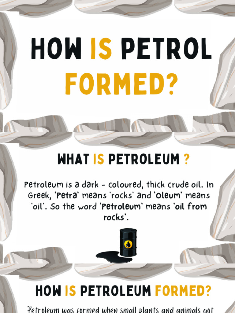 How Petroleum is Formed and Processed | PDF