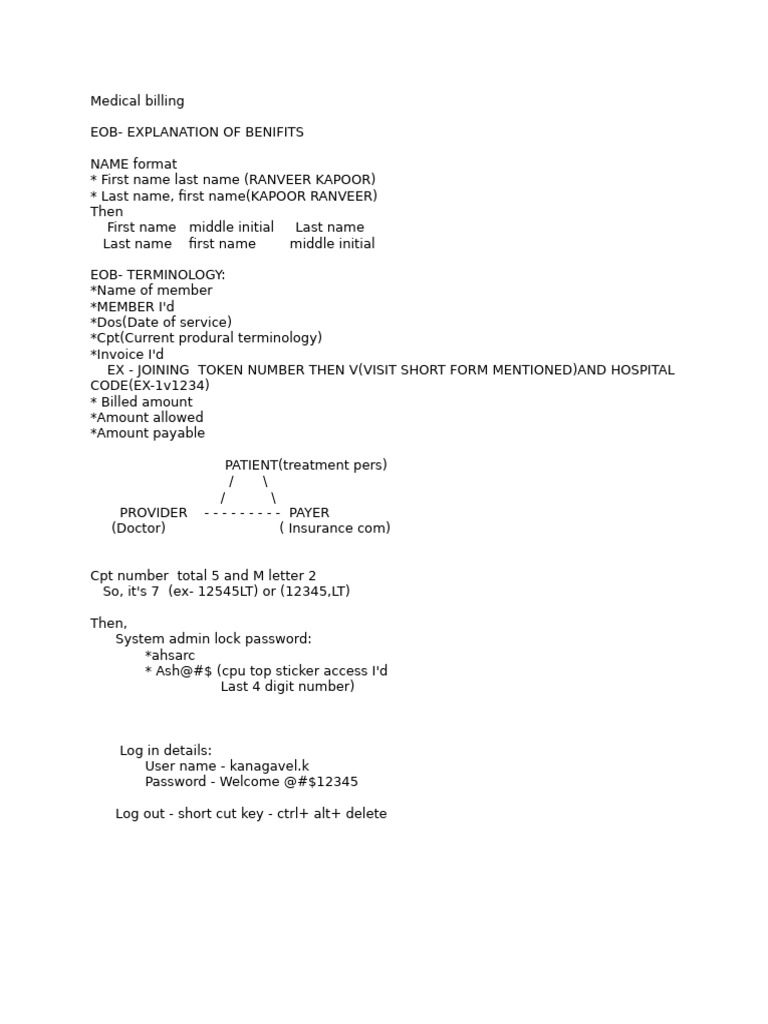 Medical Billing | PDF