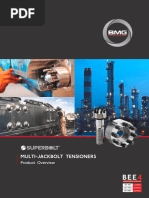 Superbolt Multi Jackbolt Tensioner Manual | PDF | Mechanical Engineering | Manufactured Goods