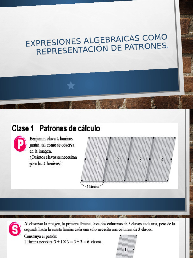 Patrones Algebraicos | PDF