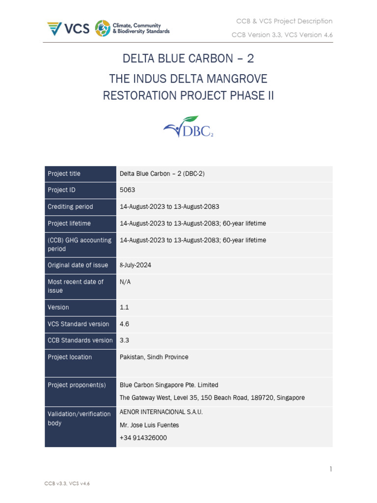 VCS Project Document 5063 | PDF | Forests | Biodiversity