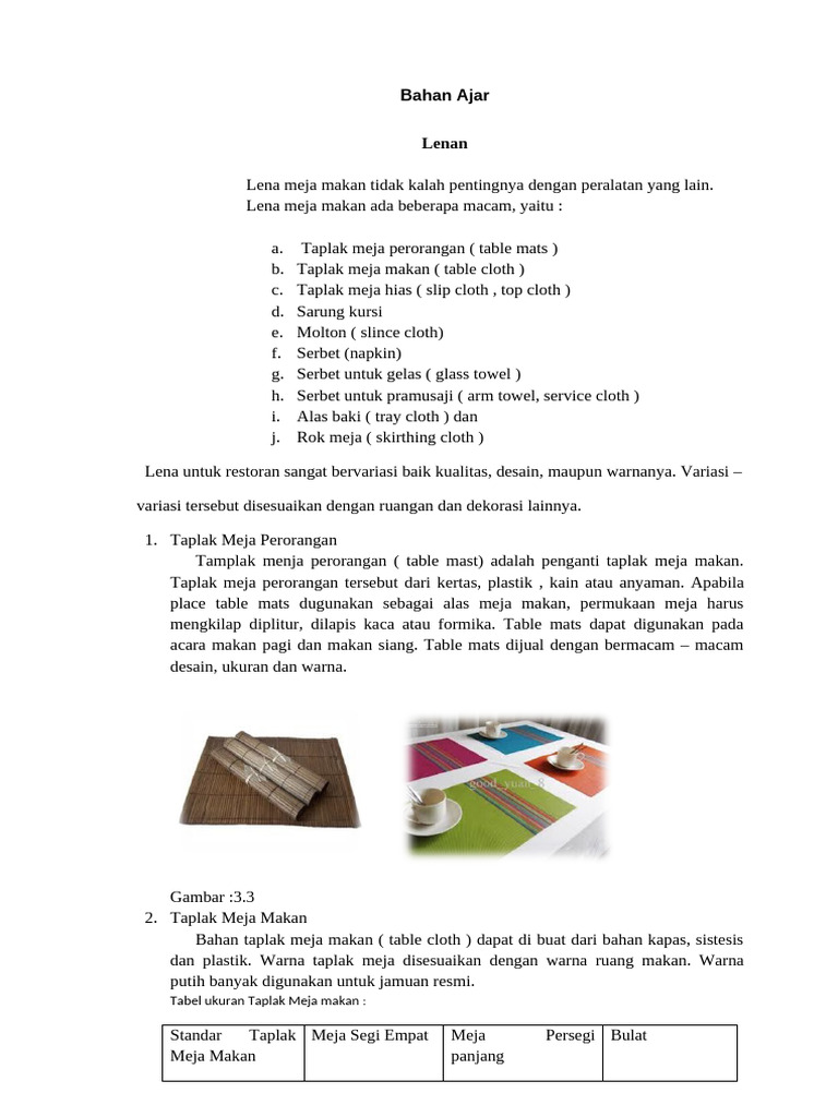 Bahan Ajar LENAN .4 | PDF