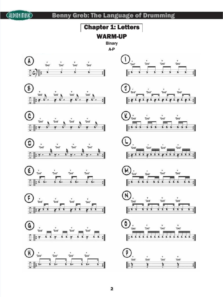 Language of Drumming - Benny Greb | PDF
