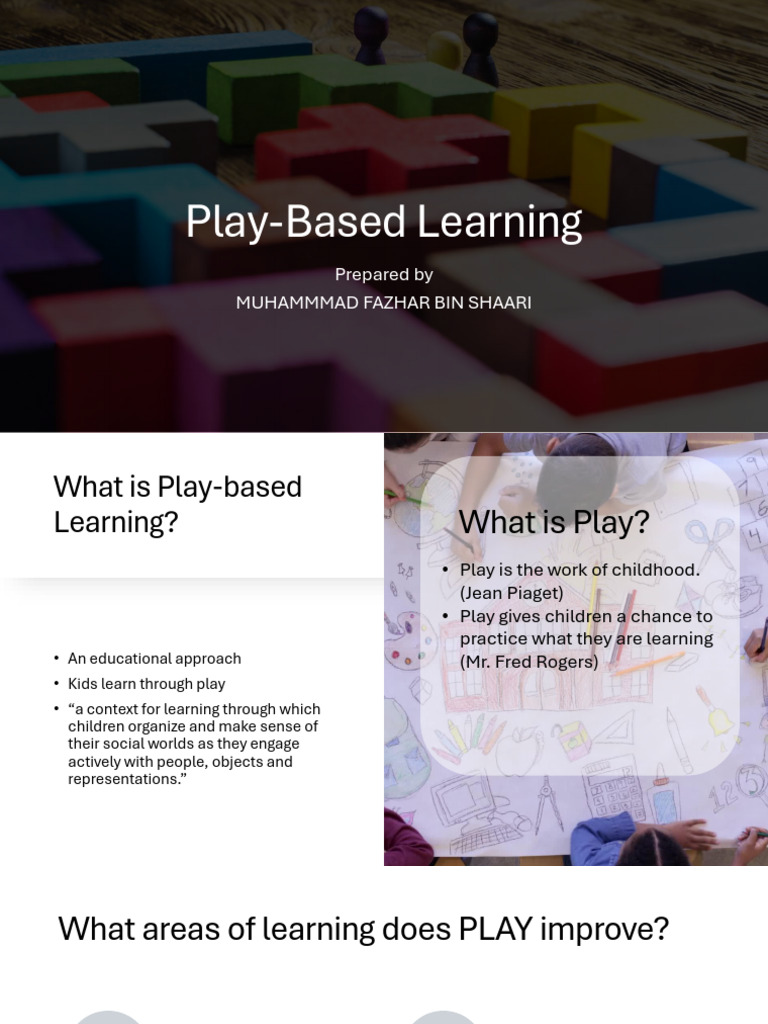 Play-Based Learning | PDF