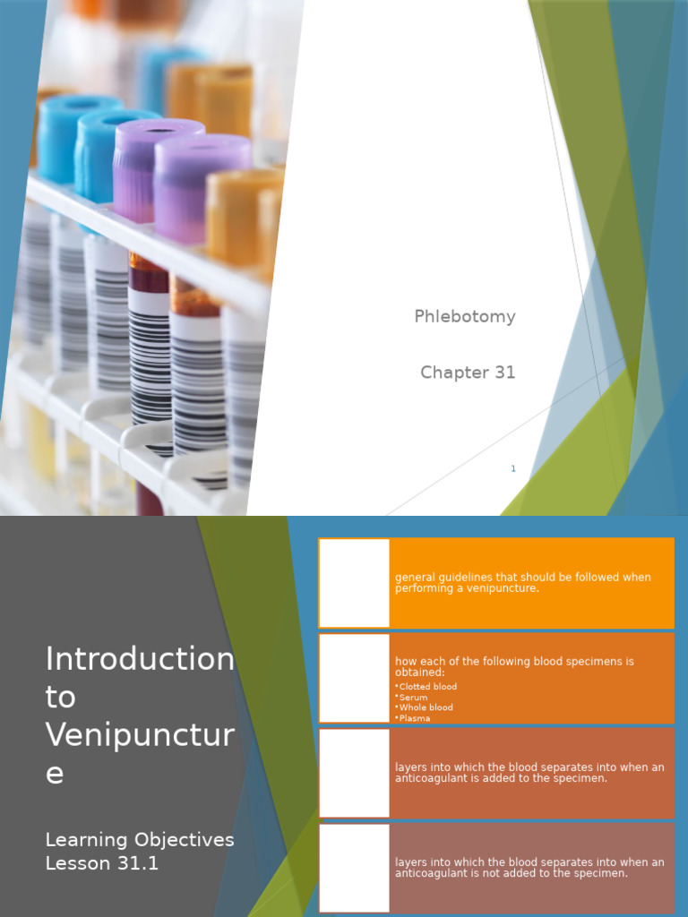 Chapter 31 - Phlebotomy | PDF | Blood Plasma | Vein