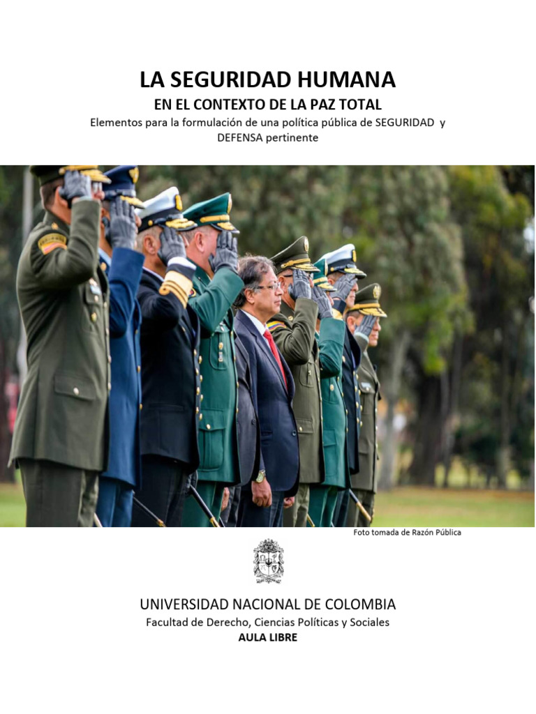 SEGURIDAD HUMANA LECTURA | PDF | Seguridad humana | Valores