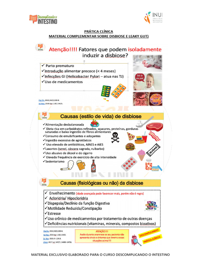 ANF - Me todoDI - MC - Disbiose - LeakyGut+ | PDF
