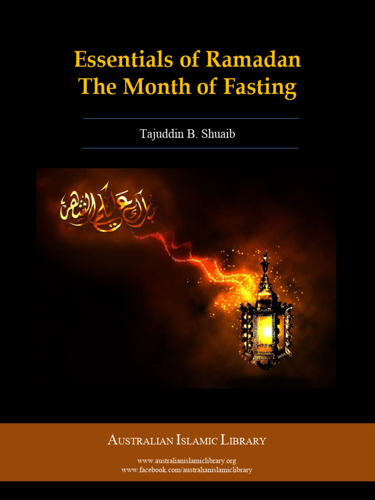 Essentials of Ramadan - The Month of Fasting (Australian Islamic ...