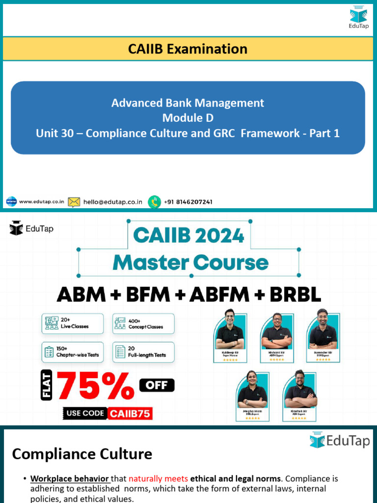 Compliance-Culture-and-GRC-Framework | PDF