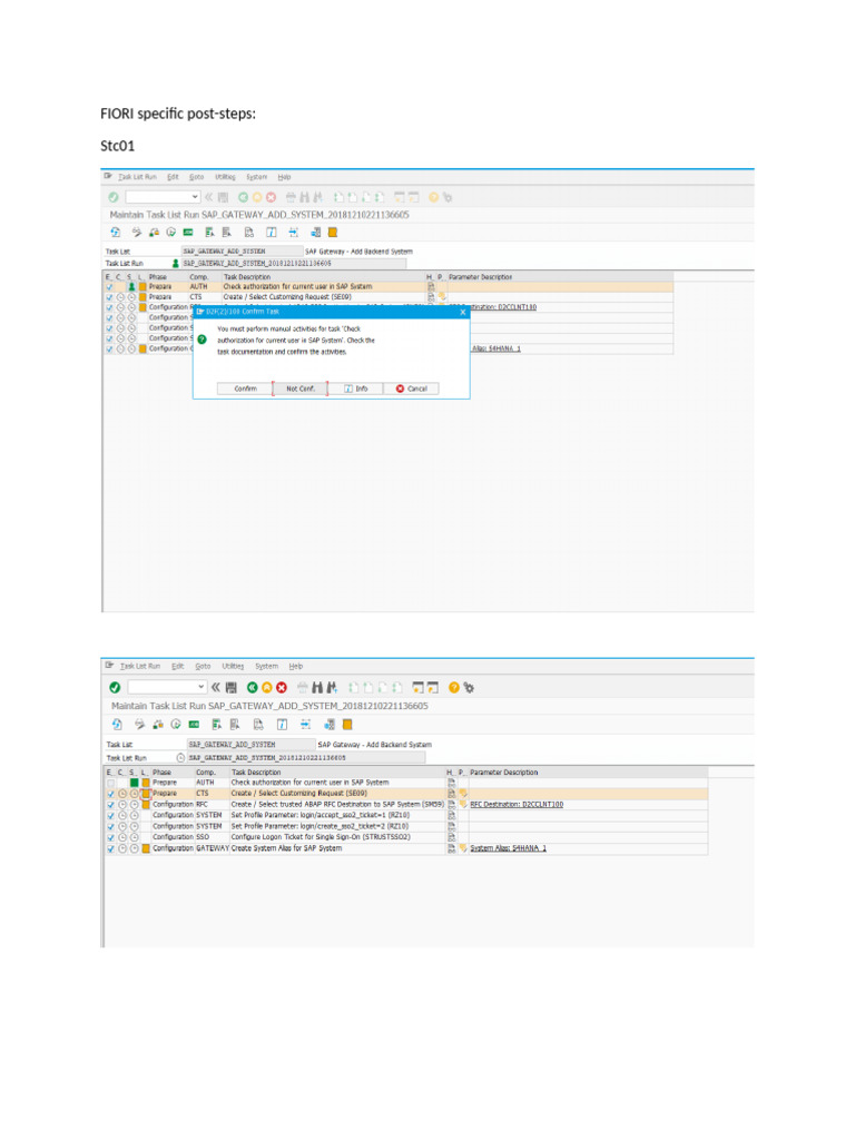 FIORI Specific Post Refresh Steps | PDF