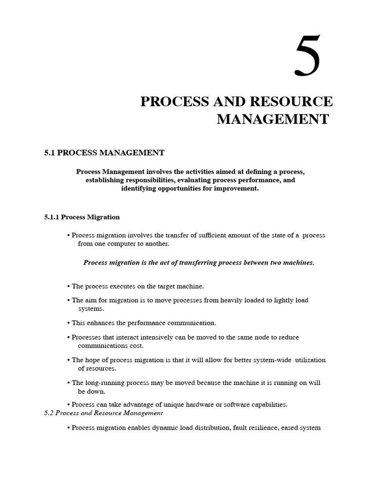 Resource and process Management | PDF | Thread (Computing) | Process ... Resource and process Management | PDF | Thread (Computing) | Process ...