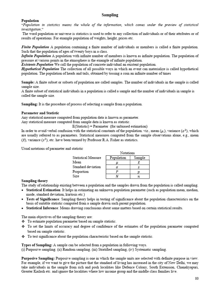 Understanding Sampling and Statistical Inference | PDF | Sampling ...