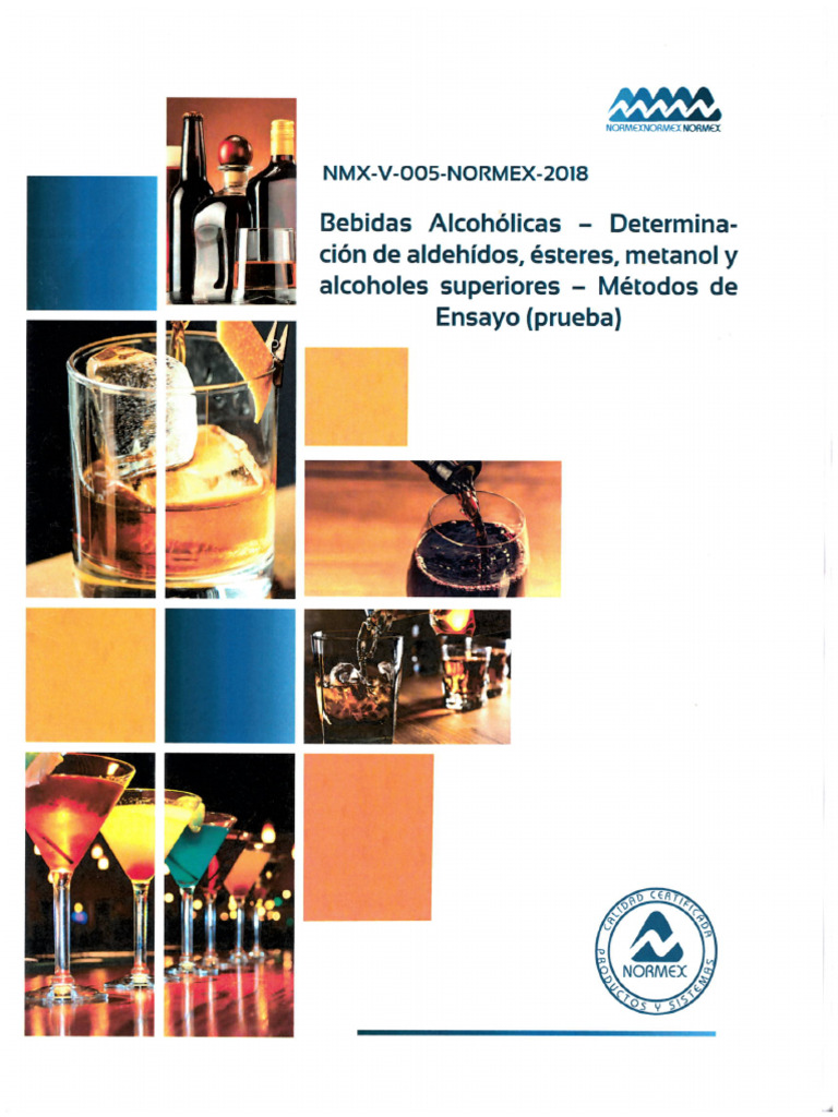 NMX V 005 Normex 2018 Aldehidos | PDF