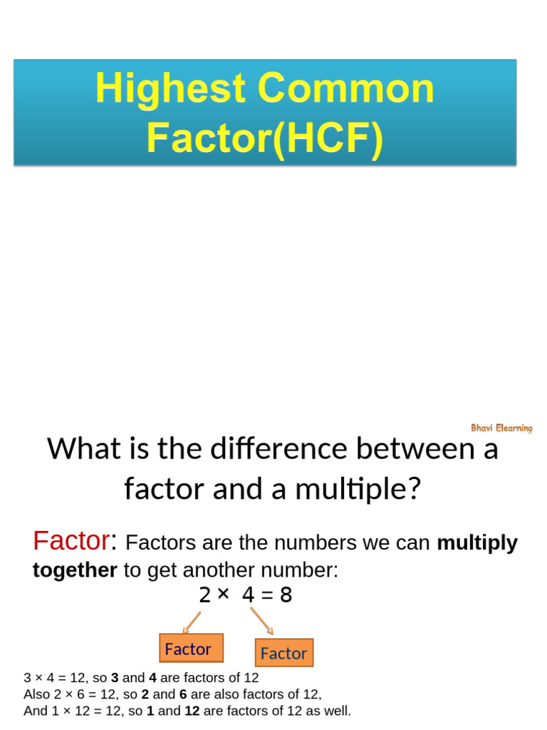 Factors vs. Multiples Explained | PDF