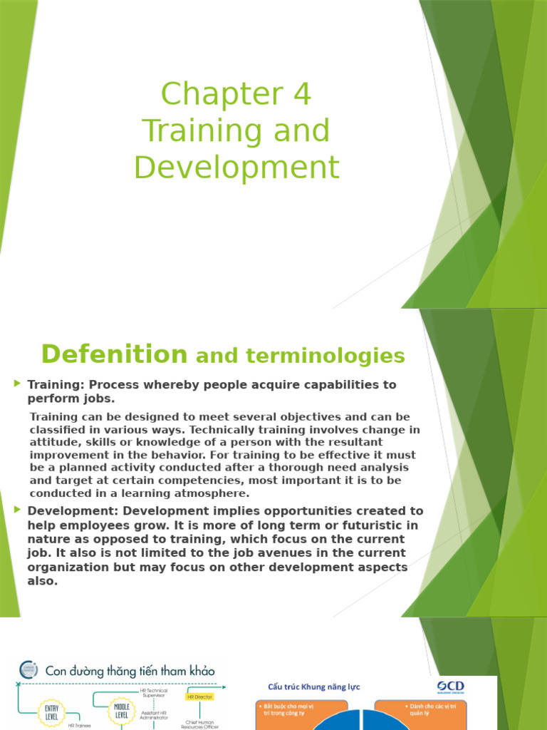 Chapter 4 Training and Development | PDF | Learning | Business