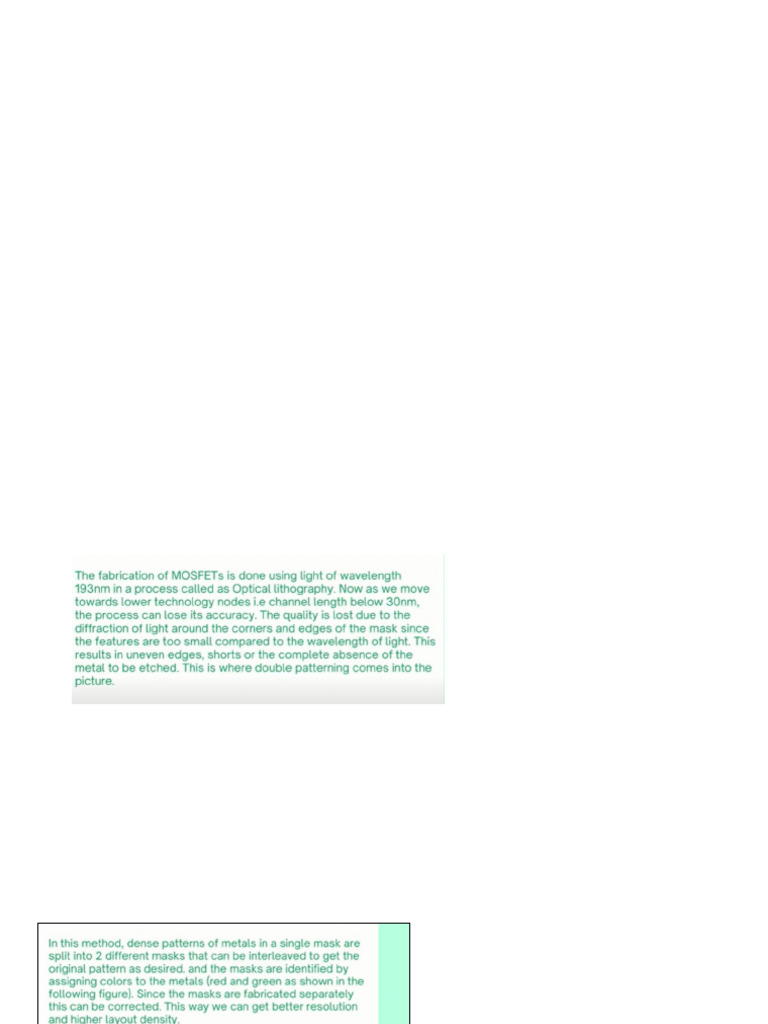 Double Patterning | PDF