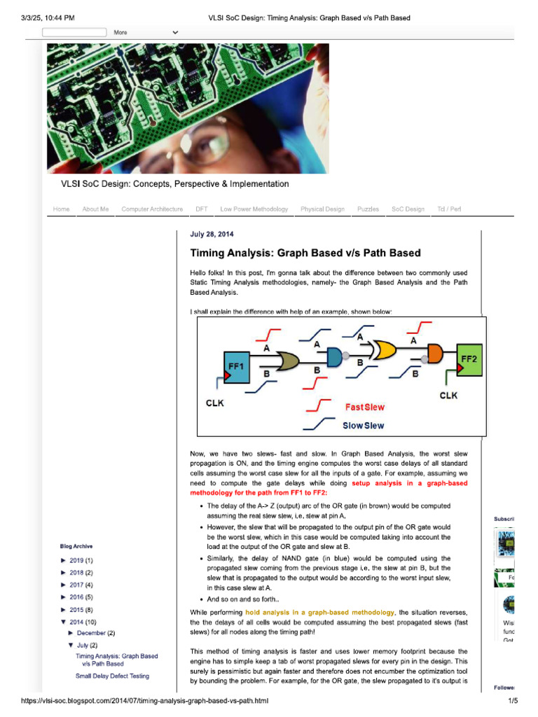 Graph Based and Path Based Timing Analysis | PDF
