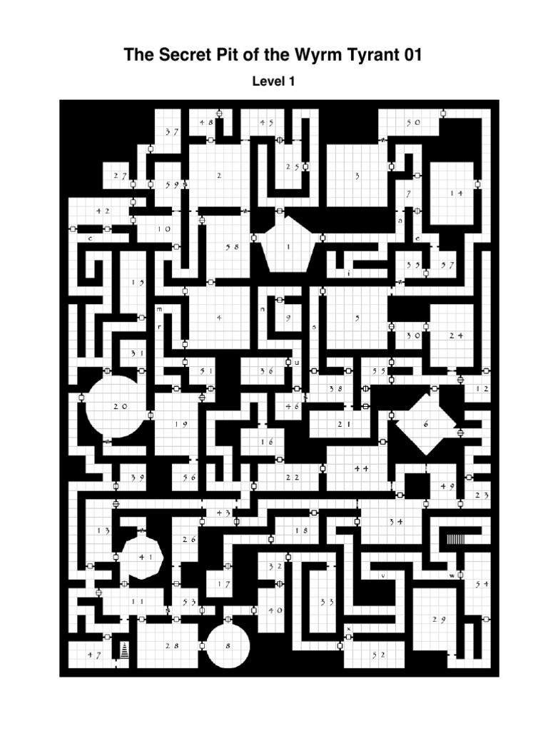 The Secret Pit of The Wyrm Tyrant 01 | PDF
