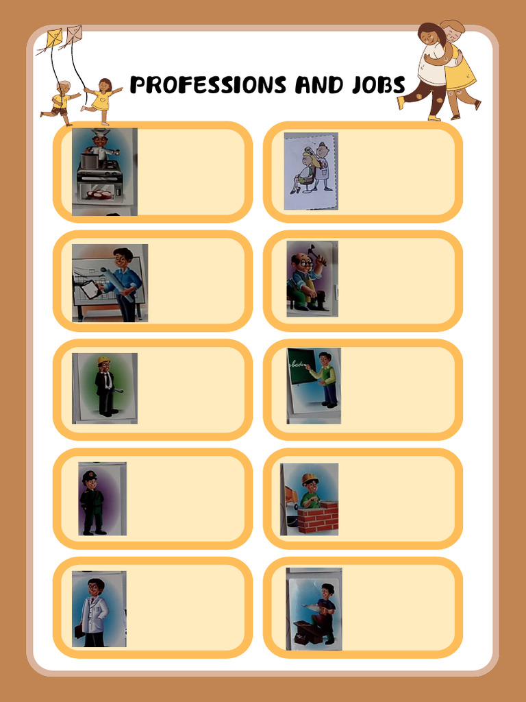 Friendship Speaking Cards Template in Brown Orange Simple Style | PDF