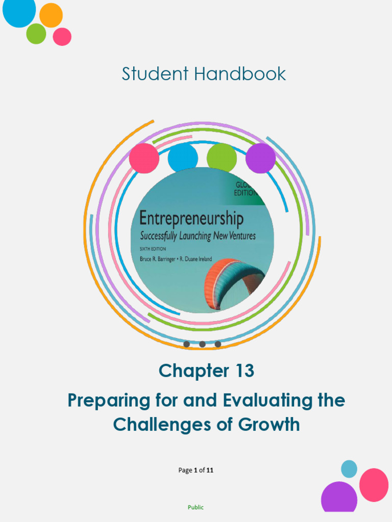 MIU - Entrepreneurship - Ch13 | PDF | Business | Economies