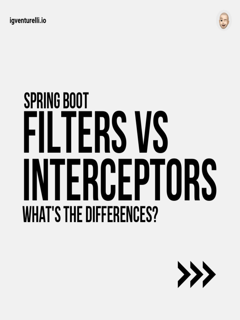 Spring_ Filters vs Interceptors | PDF