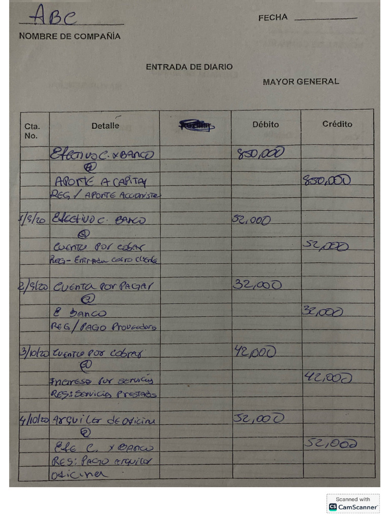 Entrara de Diario | PDF