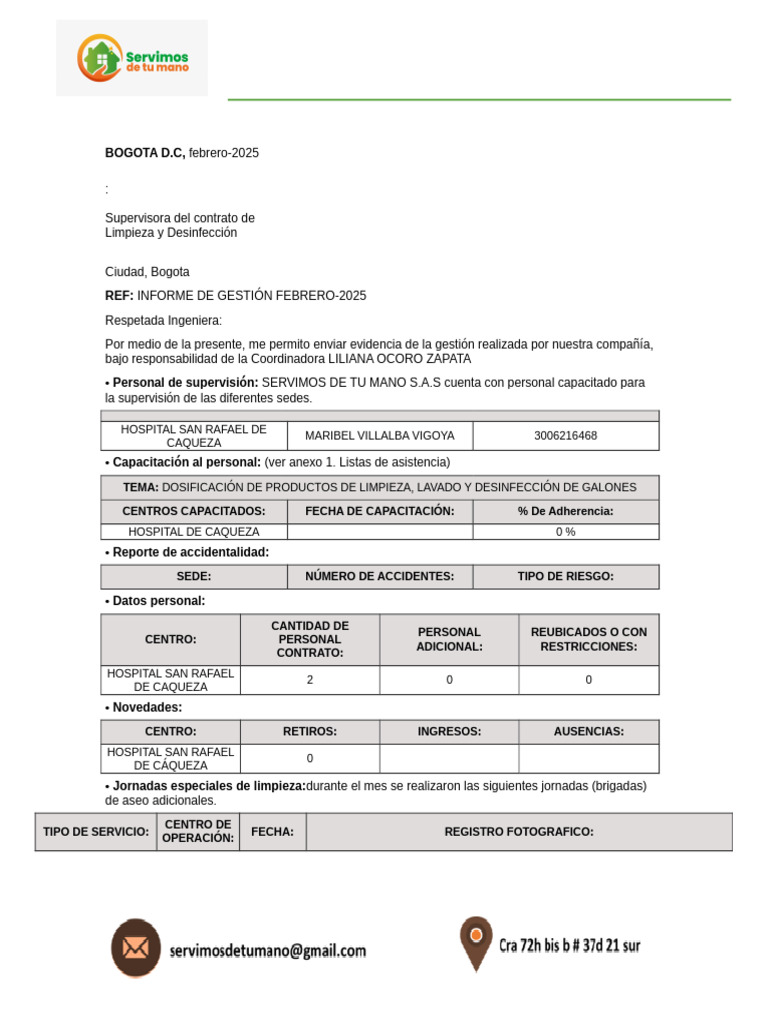 Informe de Gestion | PDF