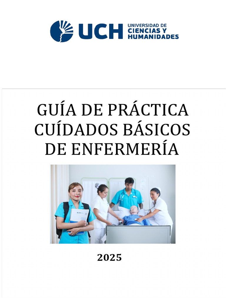 Guia de Práctica Cuidados Basicos de Enfermeria | PDF | Lavado de manos | Cerebro