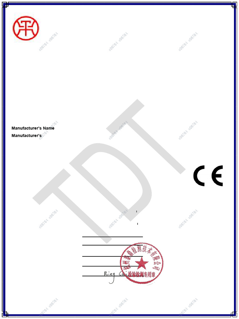 Certificat de Conformitate IPC322LB-SF28-A | PDF