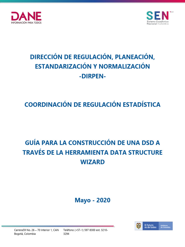 Guía para Crear DSD con Data Structure Wizard | PDF | Metadatos | Información