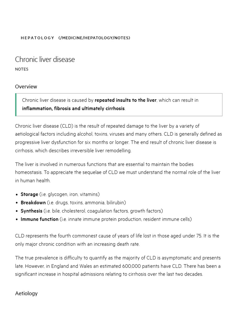 Peripheral Stigmata of Chronic Liver Disease | PDF | Cirrhosis | Liver