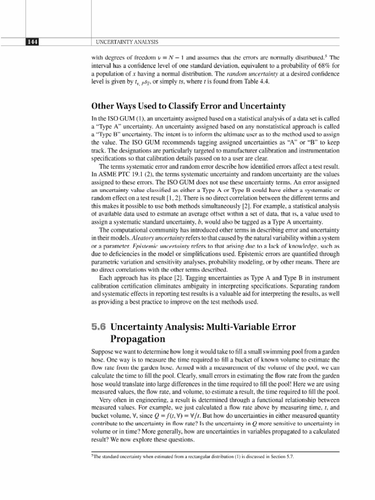 Propagation of Error | PDF