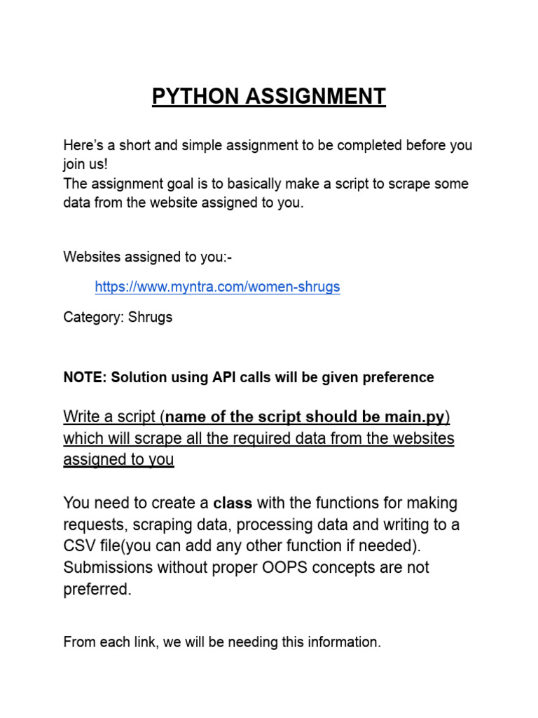 Job Assessment #1 - Myntra + Ajio | PDF | Computing | Software