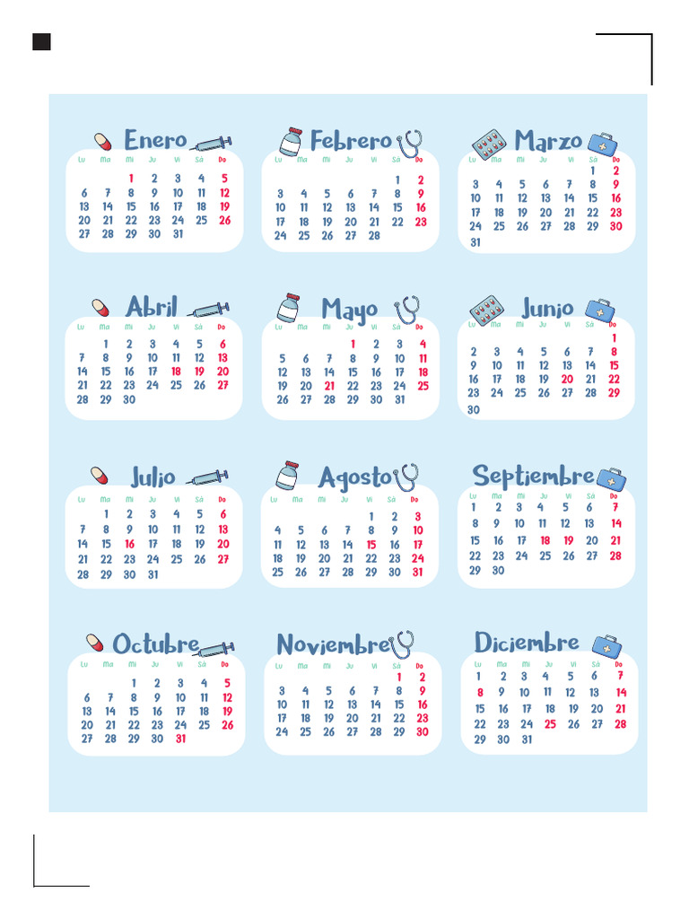 Meses del Año en Chile | PDF