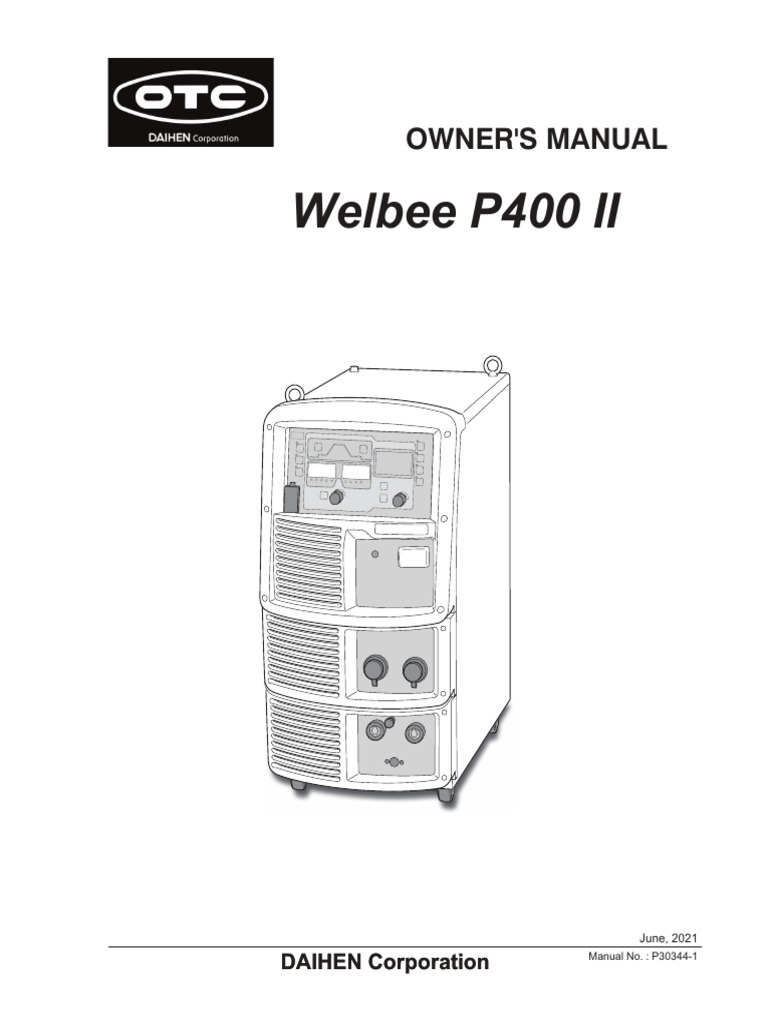 Welbee p400 II - Cleaned | PDF | Welding | Construction