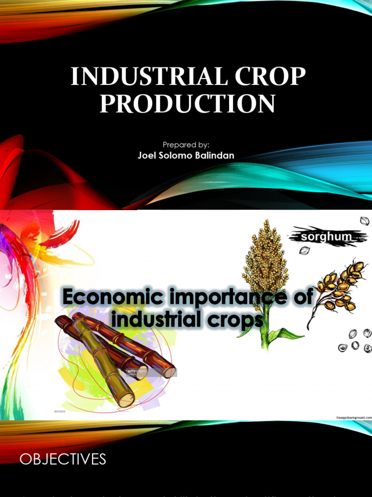 A. Industrial Crop Production (Economic Importance) | PDF | Sugarcane ...