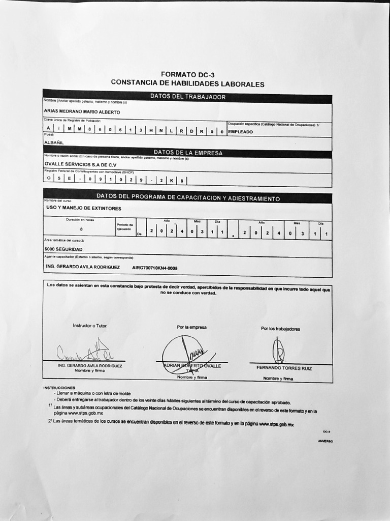 DC3 Mario Arias | PDF