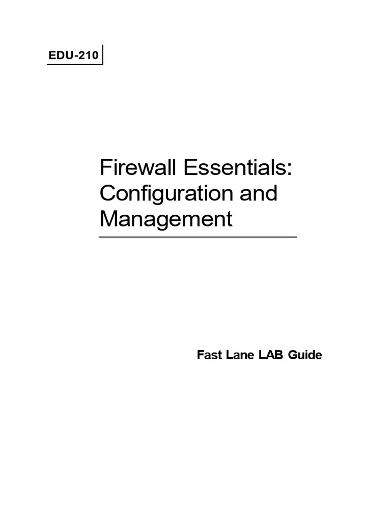 Lab Guide Palo Alto | PDF | Firewall (Computing) | Spyware